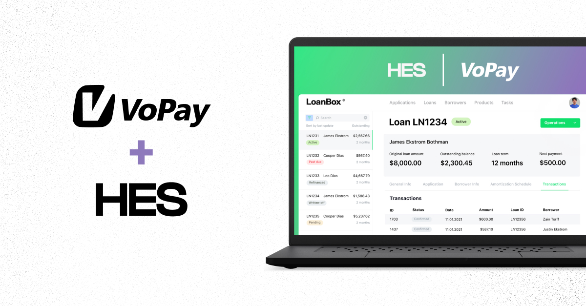 VoPay + HES Fintech Partnership